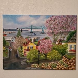 Self painted | Wall Decor | Origional Art Oil Painting Of Astoria ...